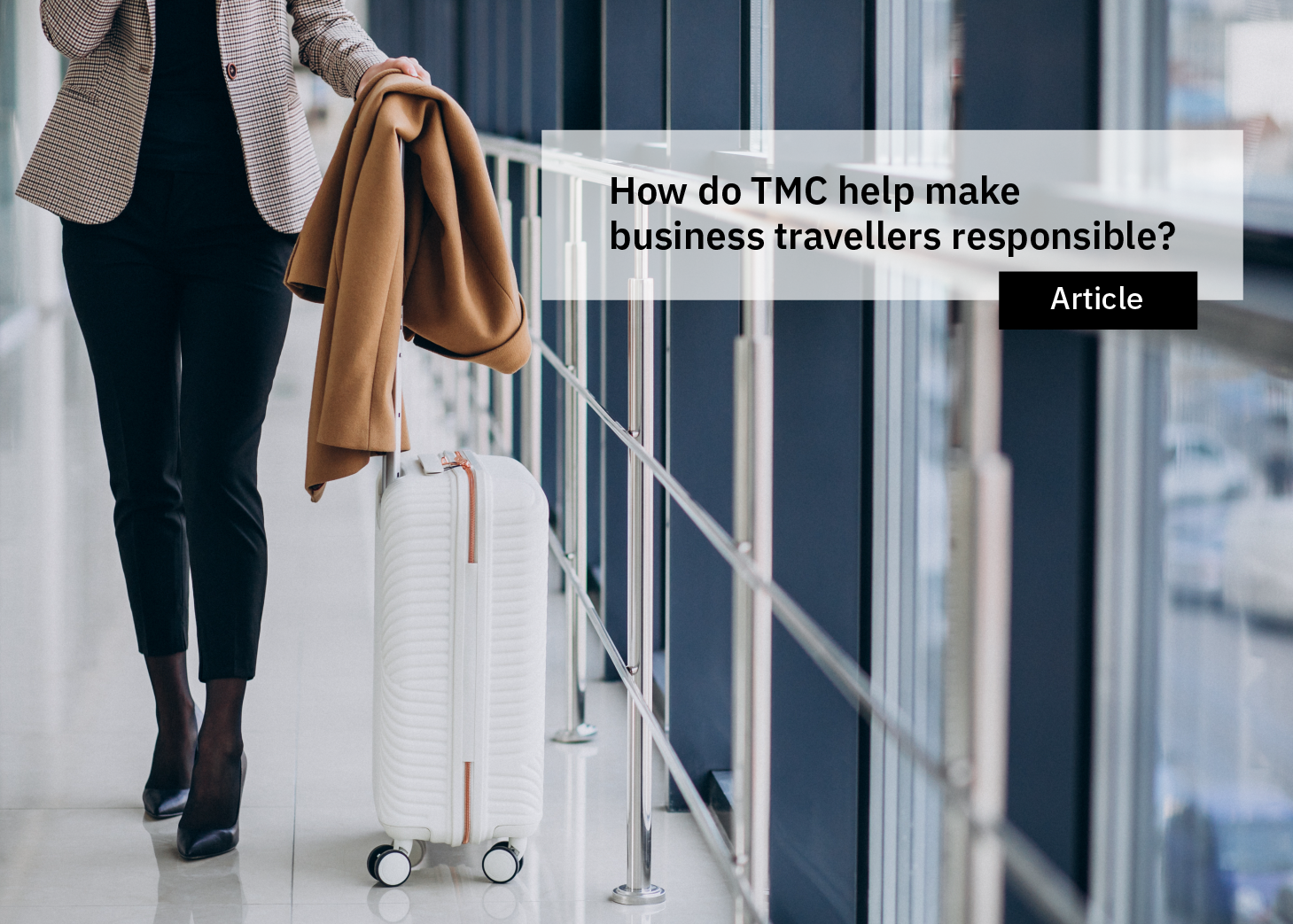 How do TMC help make business travellers responsible?